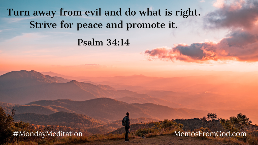 Strive For Peace – Memos from God